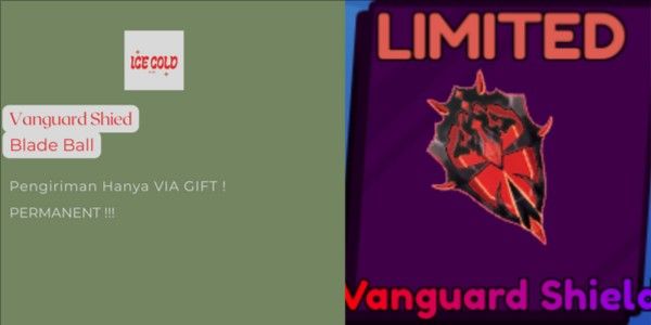 Beli Limited Swords Vanguard Shield - Blade Ball Blade Ball Roblox Terlengkap dan Termurah Maret ...