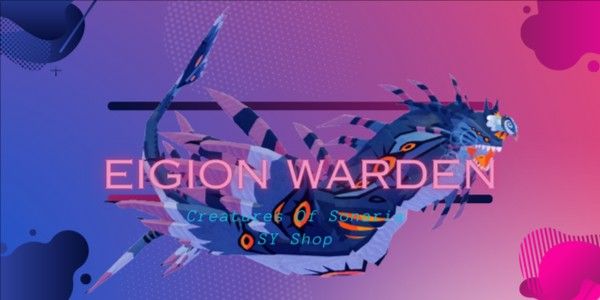 Buy Item Eigion Warden Creatures of Sonaria, Creature of Sonaria, COS ...
