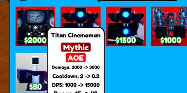 Buy Cinemaman Upgraded Titan Cinemaman - Toilet Tower Defense Toilet ...