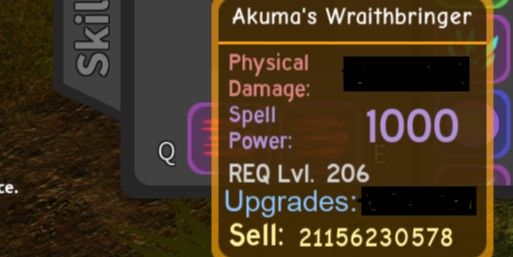 Buy Item Dungeon Quest | Legendary Akuma WraithBringer Random Pot RBL ...