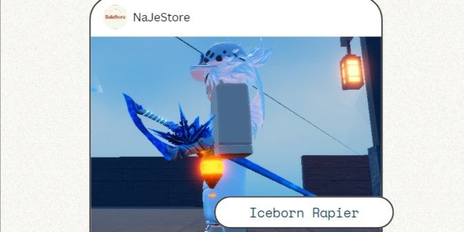 Buy Item Iceborn Rapier | Grand Piece Online | GPO | Roblox 2558388 ...