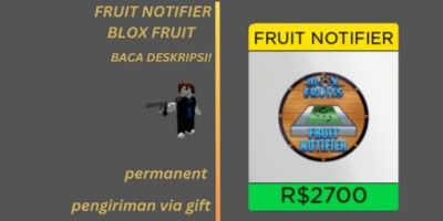 Buy Gamepass Fruit Notifier Blox Fruits Roblox 2562778 | itemku
