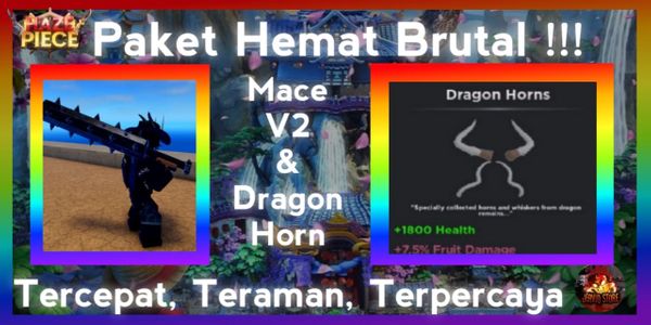 Buy Item Package! Mace V2 & Dragon Horn (Brutal Save) | Haze Pieces ...