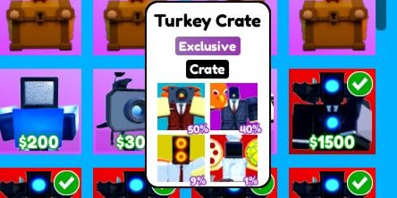 Beli Others Turkey Crate - Toilet Tower Defense Toilet Tower Defense ...