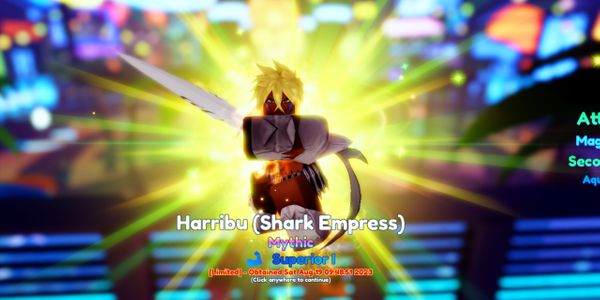 Beli Item Unit Limited Harribu (Shark Empress) Evo Anime Adventure ...