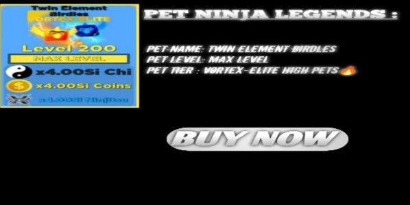 Buy Item TWIN ELEMENTS BIRDLESS VORTEX - ELITE MAX LEVEL - NINJA ...
