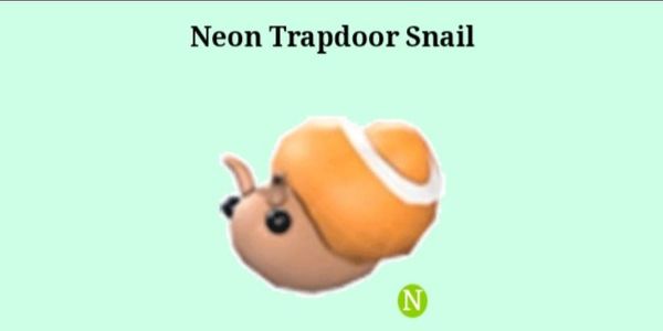 Buy Item Neon Trapdoor Snail RBL 2574929 | itemku