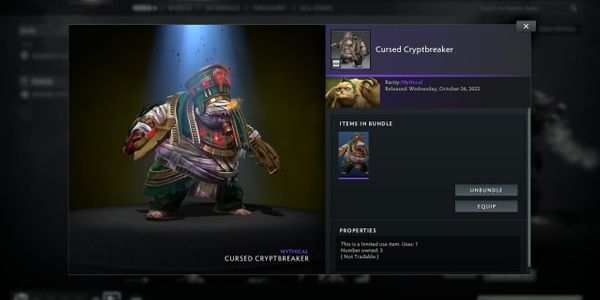 Buy Item Gift Cursed Cryptbreaker Pudge Cache Collector 2022 Dota 2 ...