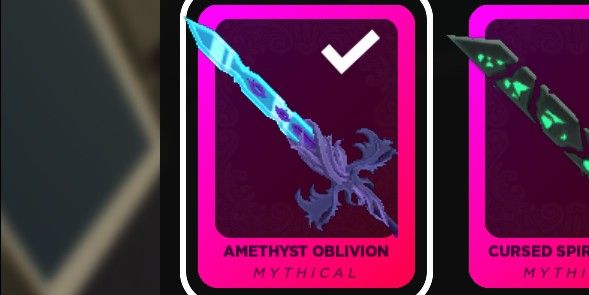 Buy Item AMETHYST OBLIVION Death Ball (Bonus Sword) Roblox 2579532 | itemku