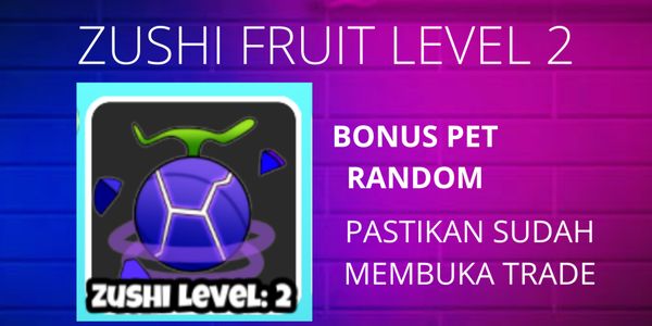 Beli Item Zushi Fruit Level 2 - Anime Fruit Simulator Roblox Terlengkap ...