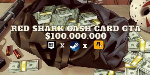 Beli Voucher Red Shark Cash Card: GTA$100000 Grand Theft Auto V ...