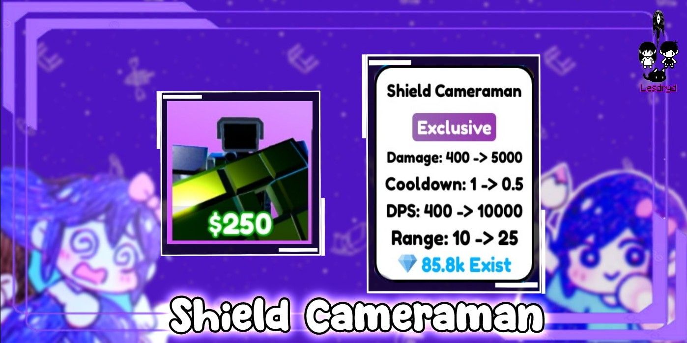 Buy Cameraman Shield Cameraman - Toilet Tower Defense Toilet Tower ...