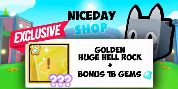Buy Pet Exclusive Golden Huge Hell Rock Pet Simulator X 1913759 | itemku