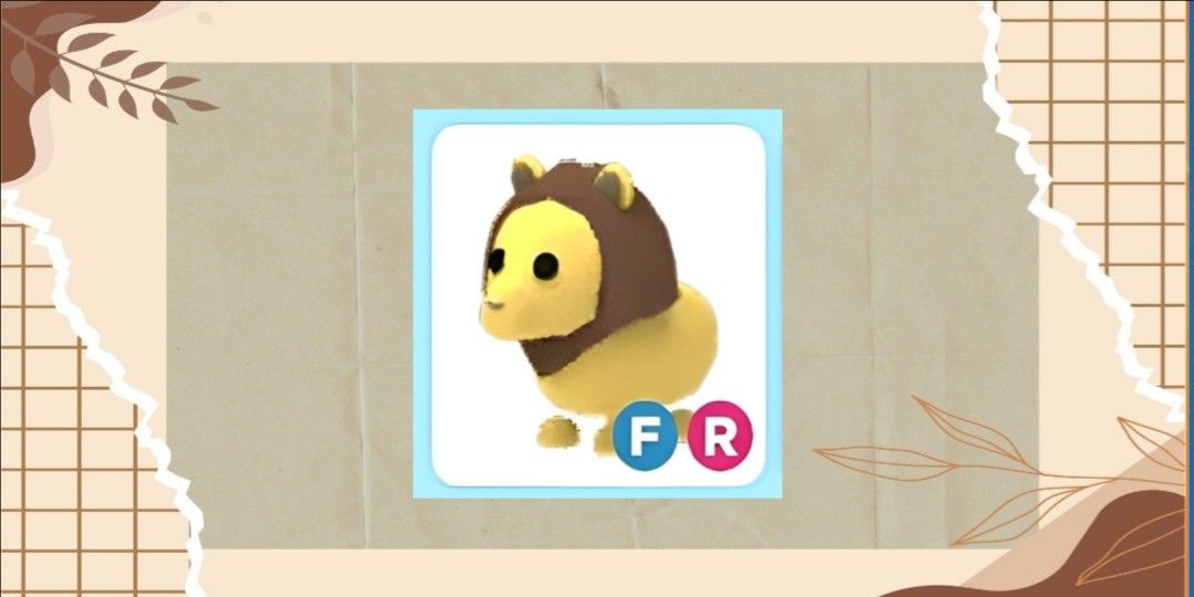 Beli Item FR Lion | Adopt Me Roblox Terlengkap dan Termurah April 2024 ...