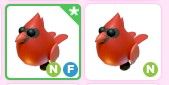 Beli Pet NF Red cardinal NF pet - adopt me Adopt Me Trading Hub ...