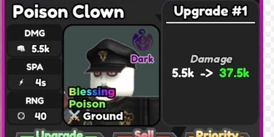 Beli Item Poison Clown-All Star Tower Defense-ASTD Roblox Terlengkap ...