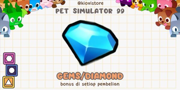 Beli Gems 500,000 Gems Roblox Pet Simulator 99! Terlengkap dan Termurah ...