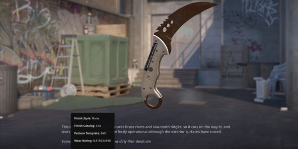 Beli Item Ready Trade TALON KNIFE RUST COAT FLOAT 8.1 Counter Strike 2 ...