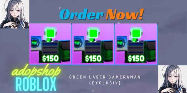 Buy Cameraman Green Laser Cameraman - Toilet Tower Defense - TTD Toilet ...