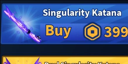 Beli Limited Swords Singularity Katana Blade Ball Blade Ball Roblox ...
