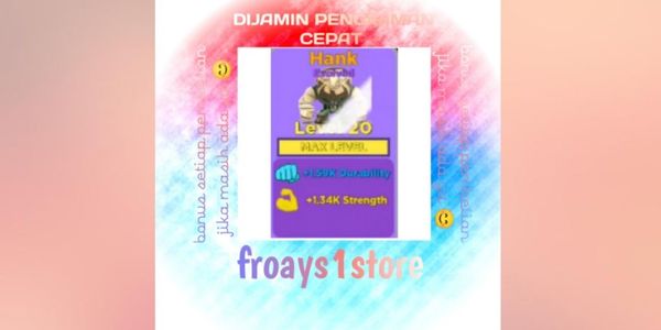 Buy Item Hank (Evolved & Max Level) -Muscle Legends RBL 2606047 | itemku