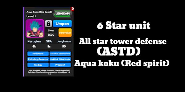 Beli Akun Akun starter all star tower defense (ASTD) - 6 star unit ...