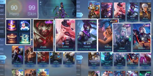 Buy Account ML SULTAN ACCOUNT, EPIC LIMIT ZHASK, EPIC HANABI, SPECIAL ...