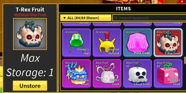 Buy Fruit T-Rex Fruit (Beast) Blox Fruits 2608311 | itemku