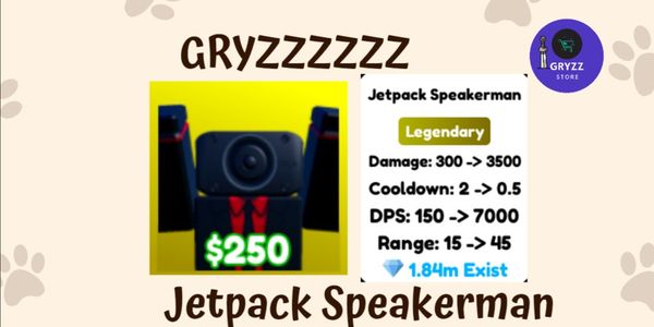 Buy Speakerman ( Legendary ) Jetpack Speakerman - Toilet Tower Defense ...