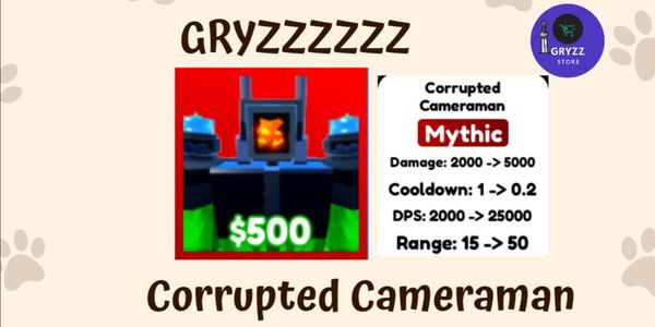 Buy Cameraman ( Mythic ) Corrupted Cameraman - Toilet Tower Defense ...