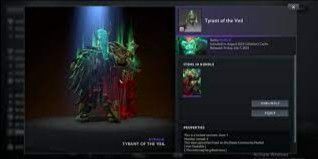 Buy Item Gift Wraith King set Tyrant of the Veil Collector's Cache Dota ...