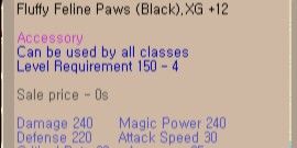 Buy Accessory Fluffy Feline Paw XG+12 Tun G Opt Seal Online Blades of ...