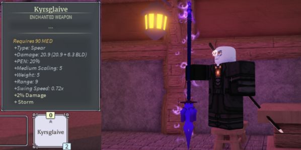 Beli Item Kyrsglaive - Enchanted Storm - Deepwoken Roblox Terlengkap ...