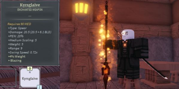 Buy Item Kysglaive - Enchanted Blazing - Deepwoken RBL 2195991 | itemku