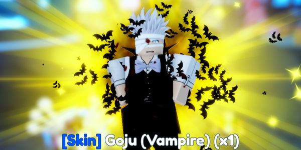 Buy Item Gojo Halloween Skin (Vampire) | Anime Adventure (baca ...