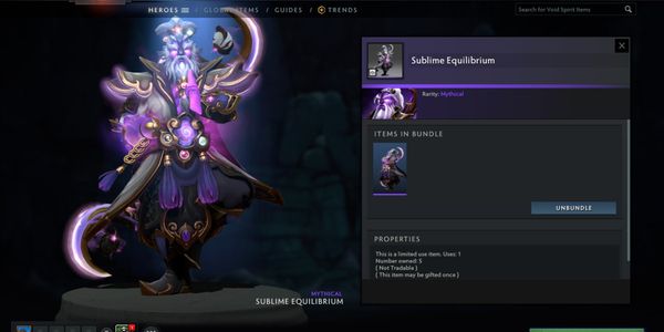 Beli Item Gift Sublime Equilibrium Dota 2 Collector Cache 2022 Dota 2 ...