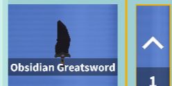 Buy Item Obsidian Greatsword - Islands Roblox Roblox 2199803 | itemku