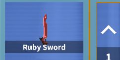 Buy Item Ruby Sword - Islands Roblox Roblox 2199793 | itemku
