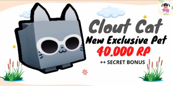 Beli Pet Exclusive Clout Cat - Pet Simulator X Pet Simulator X Roblox ...