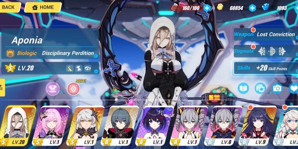 Beli Akun Server SEA HI3 SEA | STARTER APONIA3/4WP(+1DUPE'STIGMA ...