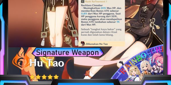 Beli Akun Hu Tao Homa Signature Weapon Hutao Staff of Homa Genshin Impact Terlengkap dan ...
