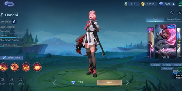 Beli Skin Field Op (Special Skin Hanabi) Mobile Legends Terlengkap dan ...
