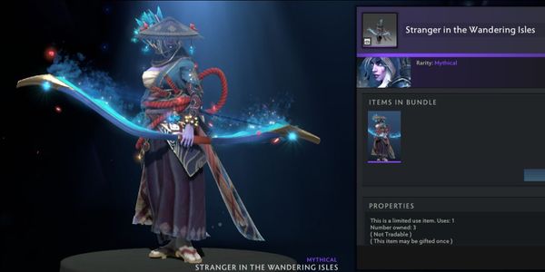 Beli Item Gift Stranger in the Wandering Isles (Drow Ranger Set Aghanim ...