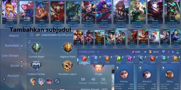 Beli Akun (115)Akun Mobile Legends GG Mobile Legends Terlengkap dan ...