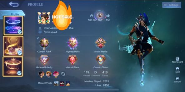 Beli Akun 3 Legend + 9 Collector / 3 Recall Epic / FULL Aspirant V1 ...