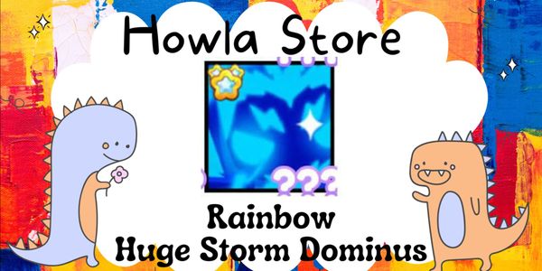 Beli Pet Exclusive Rainbow Huge Storm Dominus Pet Simulator X Roblox ...