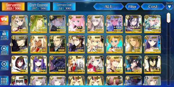 Beli Akun FGO US/NA 8 SSR Fate Grand Order Terlengkap dan Termurah Juni ...