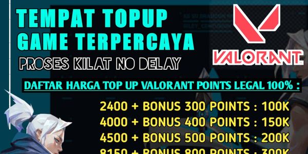 Beli Redeem Code TOP UP 11000 + BONUS 2000 VALORANT POINTS / POINTS ...