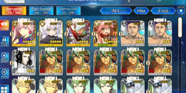 Beli Akun Starter Miyamoto Musashi + Jack The Ripper + BlackGrail [FGO ...