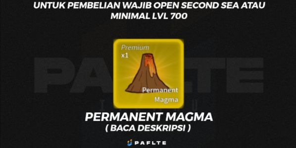 Beli Fruit PERMANENT MAGMA ( BACA DESK) | BLOX FRUIT Blox Fruits Roblox ...